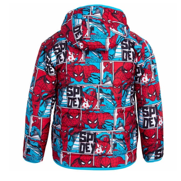 Marvel | Jackets & Coats | Nwt Spiderman Kids Reversible Jacket | Poshmark